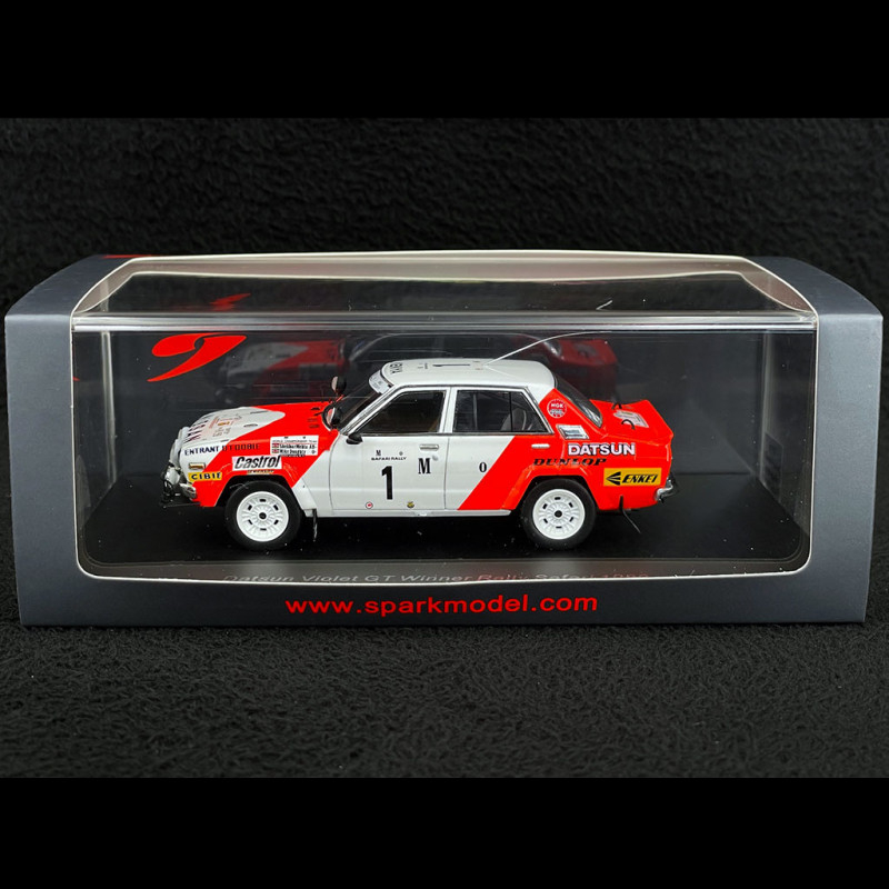 Datsun Violet GT n°1 Vainqueur Rallye Safari 1982 1/43 Spark S7770