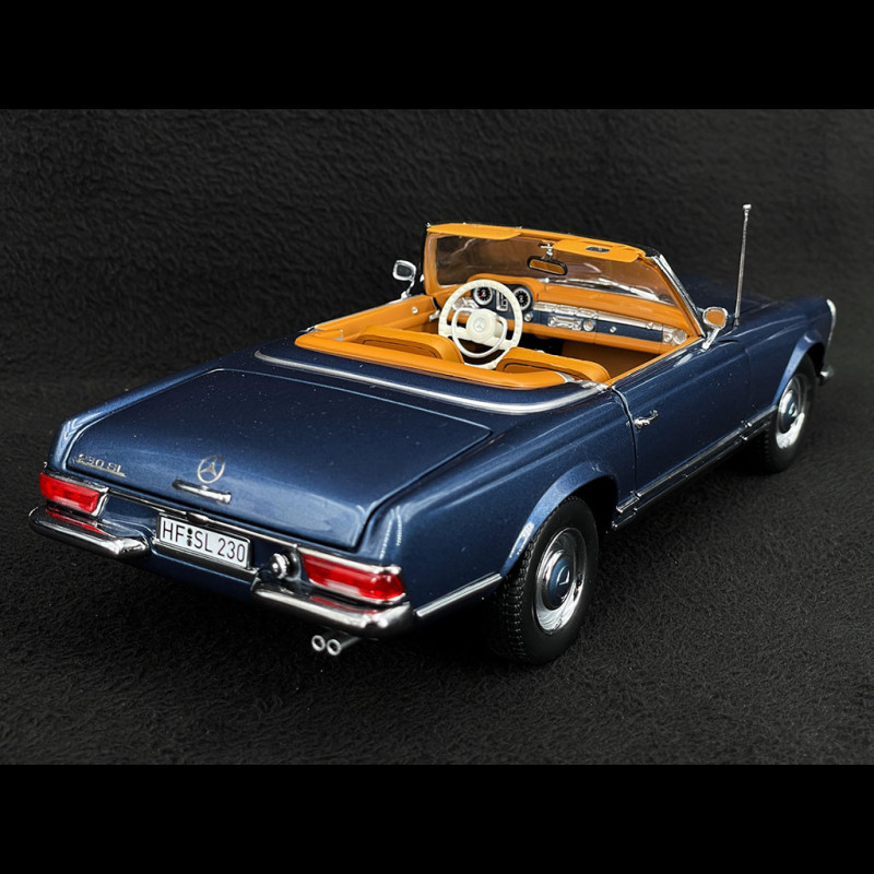 Mercedes-Benz 230 SL Pagode 1963 Bleu Métallique 1/18 Norev 183767