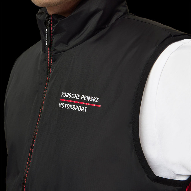 Porsche Jacket 963 Penske Motorsport Black / Red Sleeveless WAP193RPMS ...