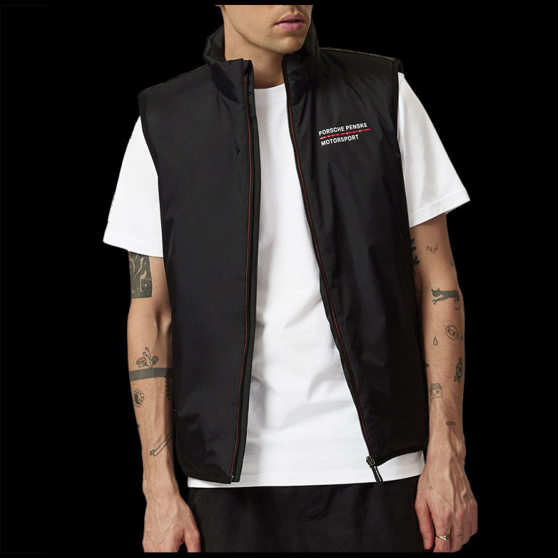Porsche Jacket 963 Penske Motorsport Black / Red Sleeveless WAP193RPMS ...