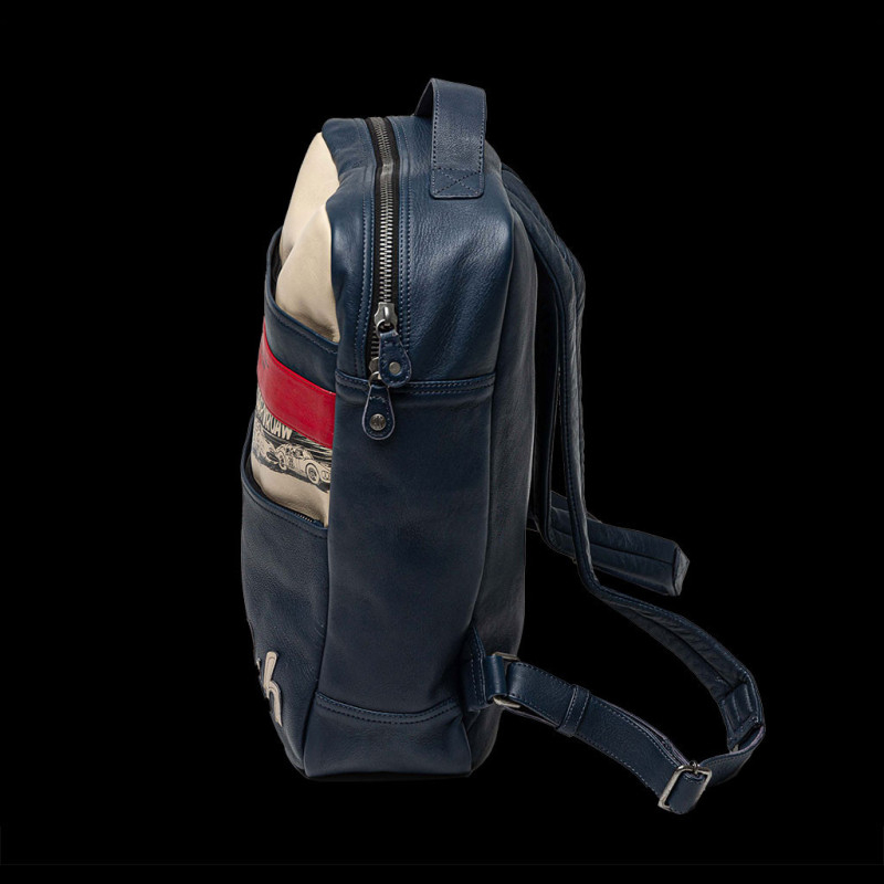 24h Le Mans Backpack Michel Vaillant Royal Blue Leather 26855-0012