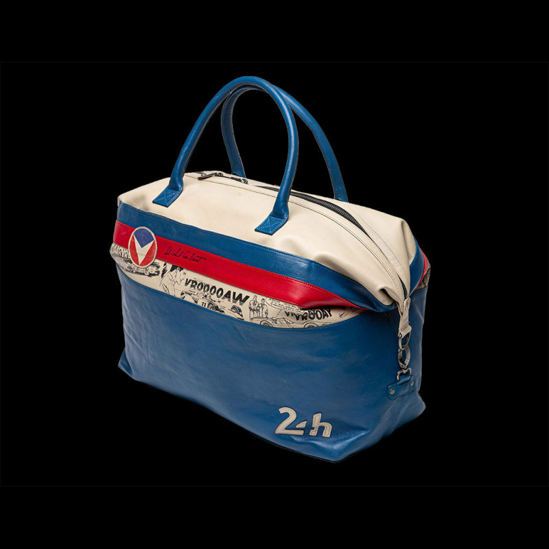 Big Bag 24h Le Mans Michel Vaillant Weekender Blue Leather 26858-3212