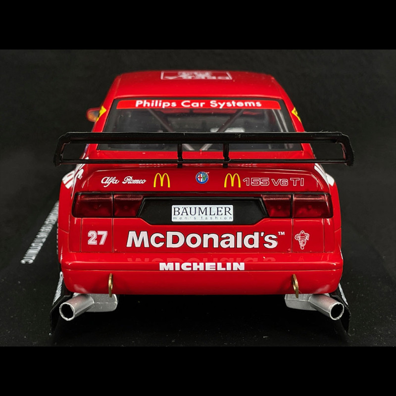 Alfa Romeo 155 V6 TI n° 27 DTM Helsinki 1995 1/18 Werk83 W1801008