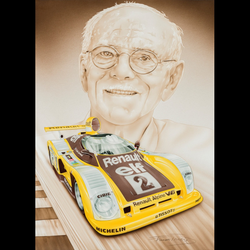 Renault Alpine A442B Poster Jean-Pierre Jaussaud Winner 24h Le Mans ...