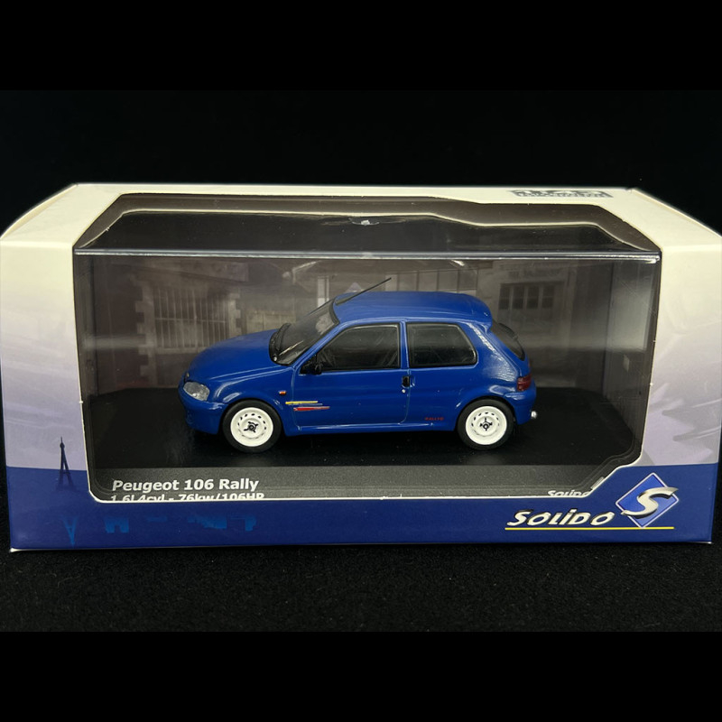 Peugeot 106 Rallye phase II 1995 Bleu Santorin 1/43 Solido S4312102