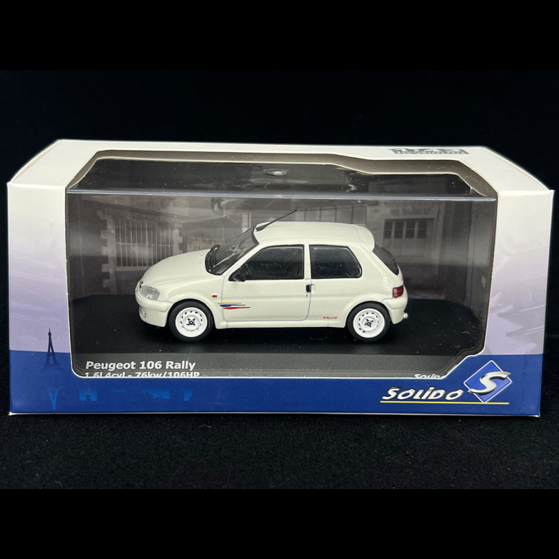 Peugeot 106 Rallye phase II 1995 Blanc Banquise 1/43 Solido S4312101
