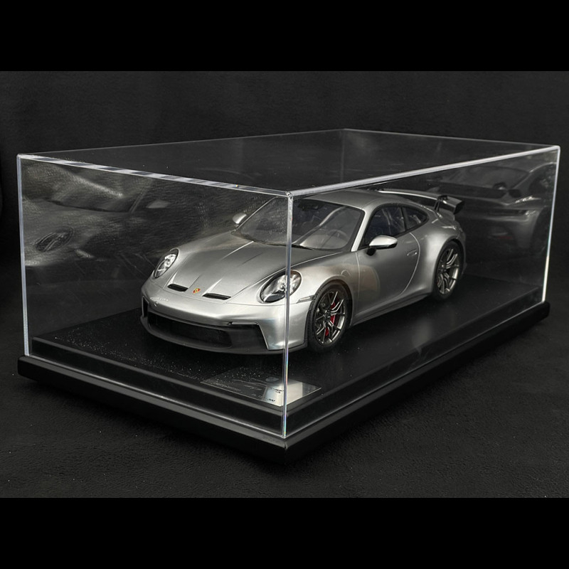 Porsche 911 GT3 Type 992 2021 Silver grey metallic 1/12 Spark ...