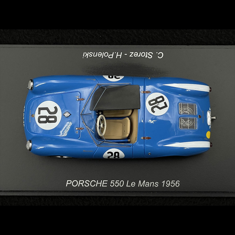 Porsche 550 n° 28 24h Le Mans 1956 1/43 Spark S9718