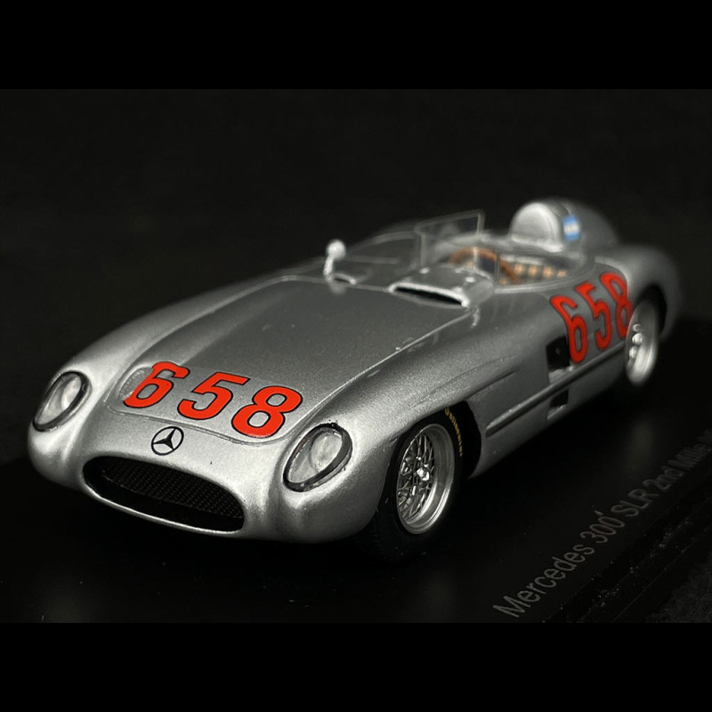 Juan Manuel Fangio Mercedes-Benz 300 SLR n° 658 2nd Mille Miglia 1955 1 ...