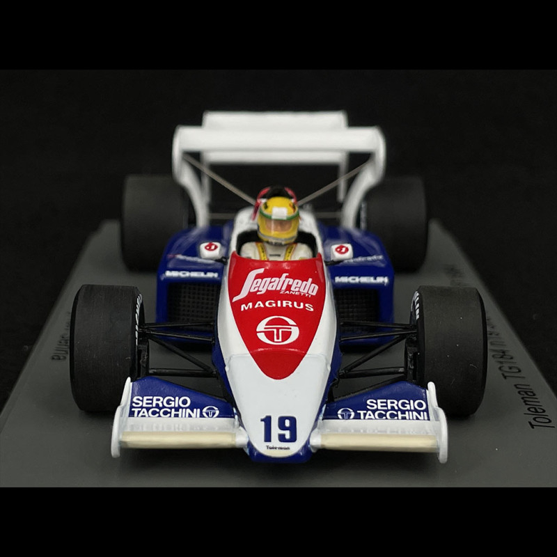 Ayrton Senna Toleman TG184 n° 19 3rd GP Great Britain 1984 F1 1/43 ...