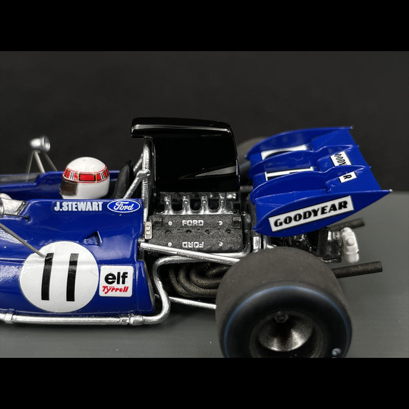 Jackie Stewart Tyrrell 003 n° 11 Winner GP Monaco 1971 F1 1/43 Spark S7213