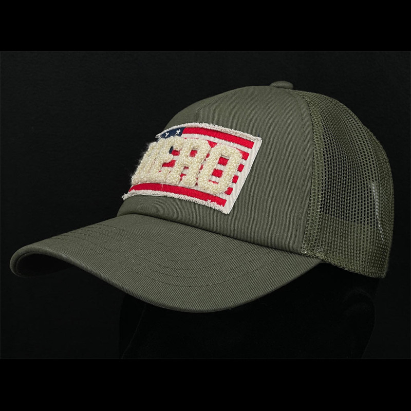 Cap Hero American Flag Khaki Green Hero Seven - E23904