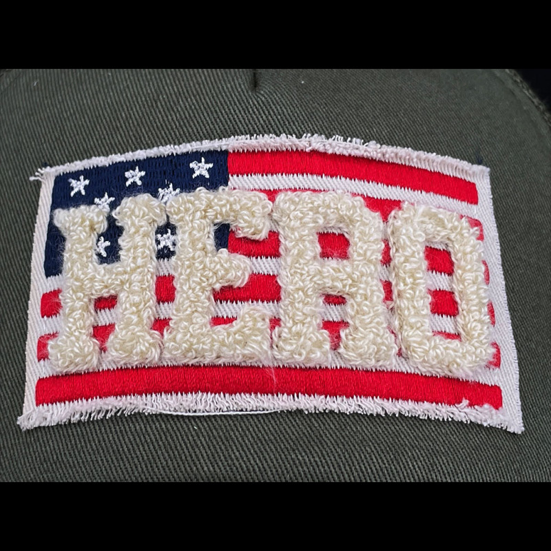 Cap Hero American Flag Khaki Green Hero Seven - E23904