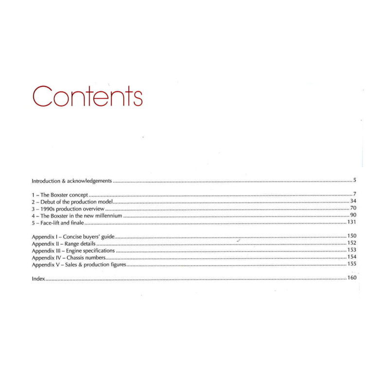 Book Porsche Boxster - The 986 Series 1996-2004