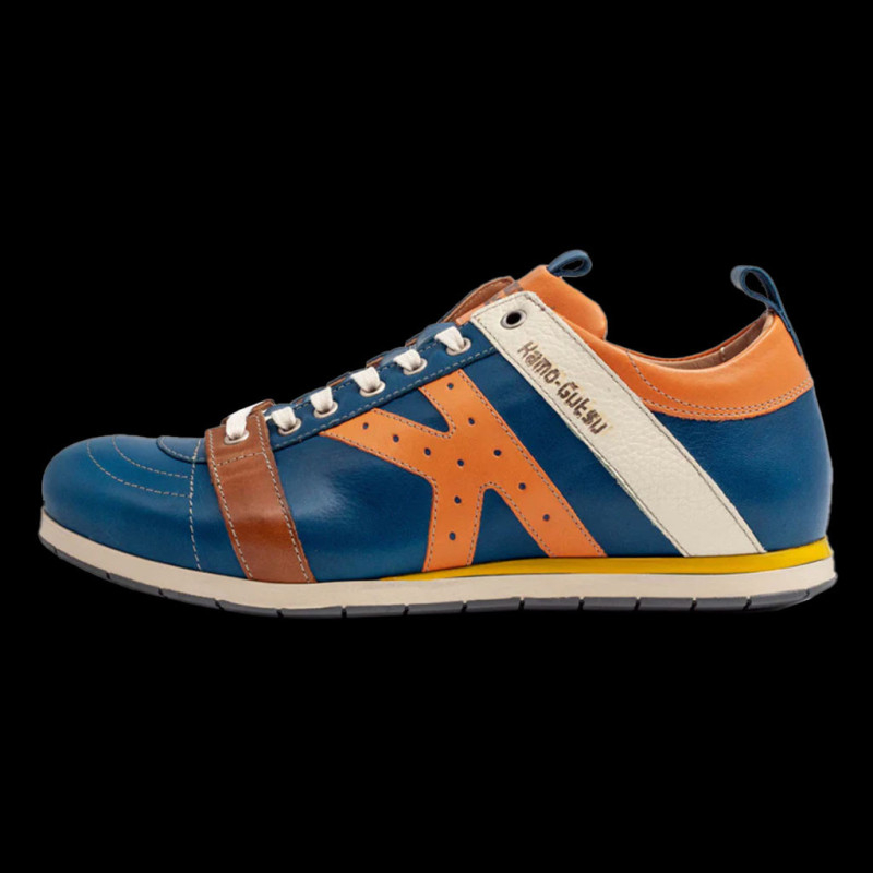 Kamo-Gutsu Schuhe The Original Tifo 042 Leder Magiablau / Karotte ...