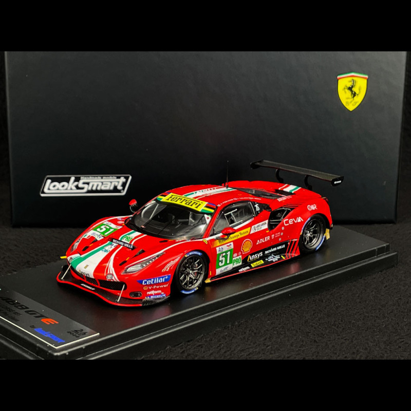 Ferrari 488 GTE Evo n° 51 2ème LMGTE Pro 24h Le Mans 2022 AF Corse 1/43 ...