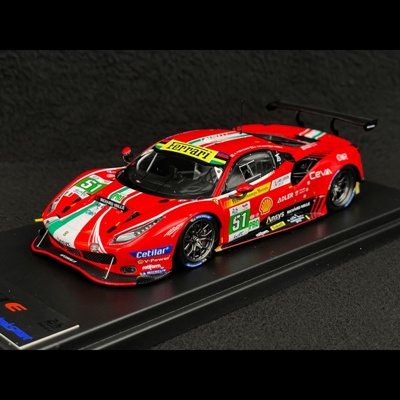 Ferrari 488 GTE Evo Nr 51 Platz 2. LMGTE Pro 24h Le Mans 2022 AF Corse ...
