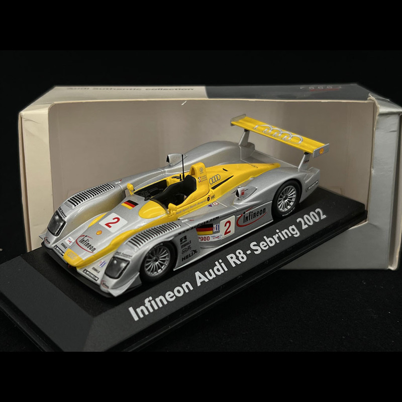 Infineon Audi R8 n° 2 Winner 12h Sebring 2002 1/43 Minichamps 20000001348