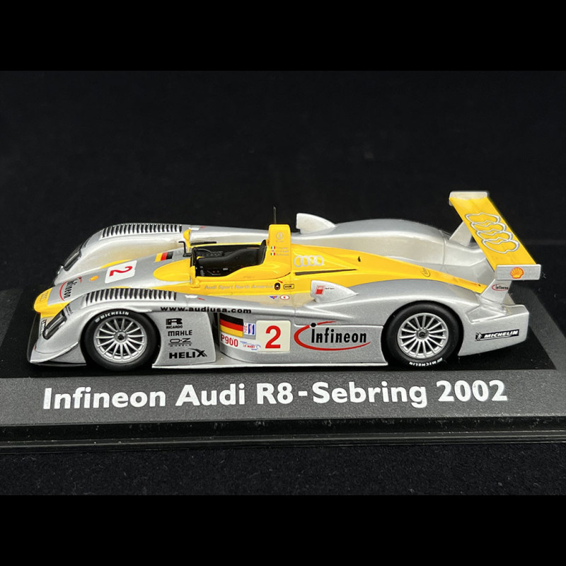Infineon Audi R8 n° 2 Winner 12h Sebring 2002 1/43 Minichamps 20000001348
