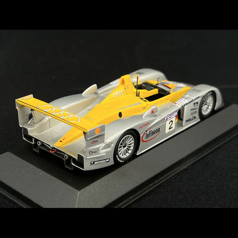 Infineon Audi R8 n° 2 2nd 24h Le Mans 2002 1/43 Minichamps 20000001409