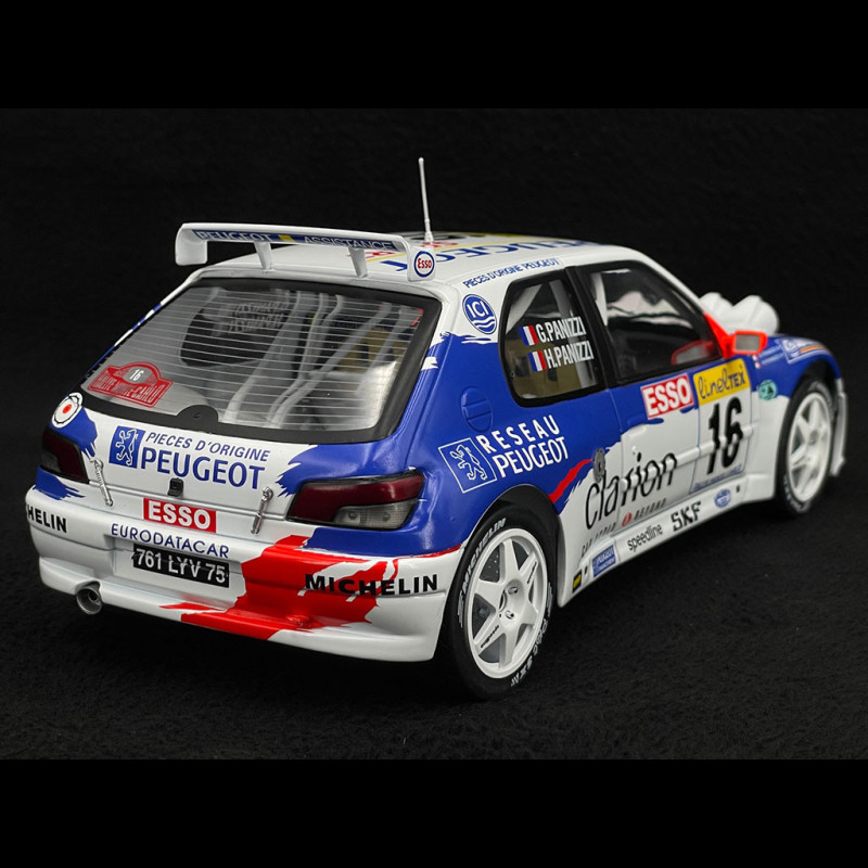 Peugeot 306 Maxi n° 16 Rallye Monte Carlo 1992 1/18 Solido S1808303