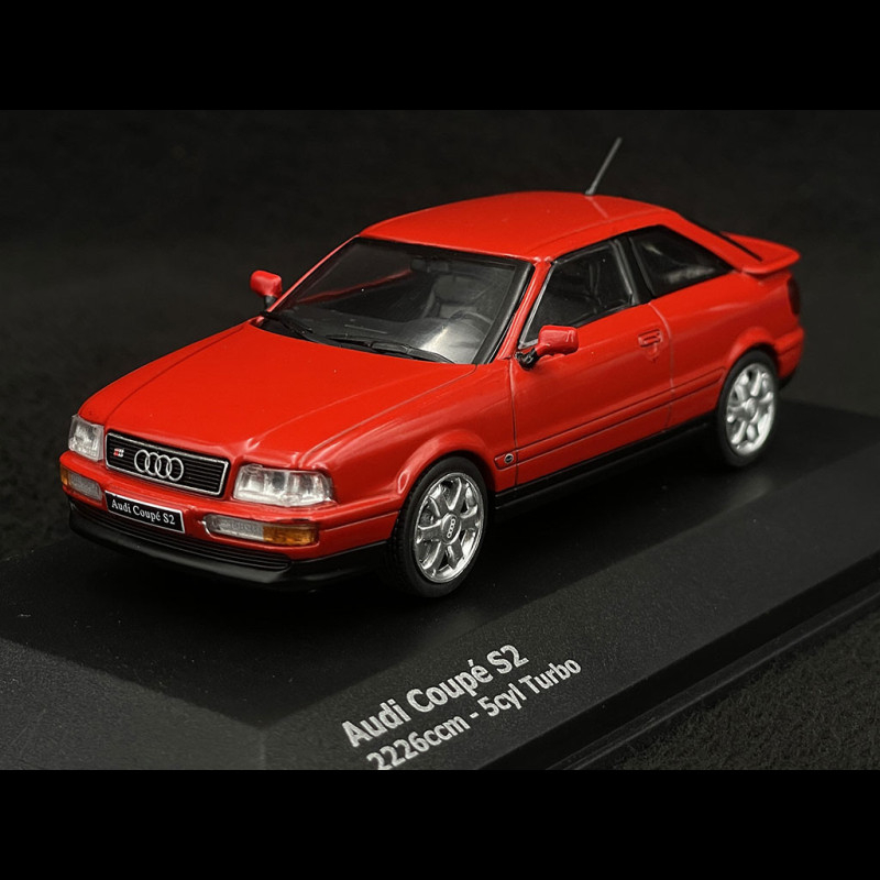 Audi S2 Coupé 1992 Lazer Red 1/43 Solido S4312201