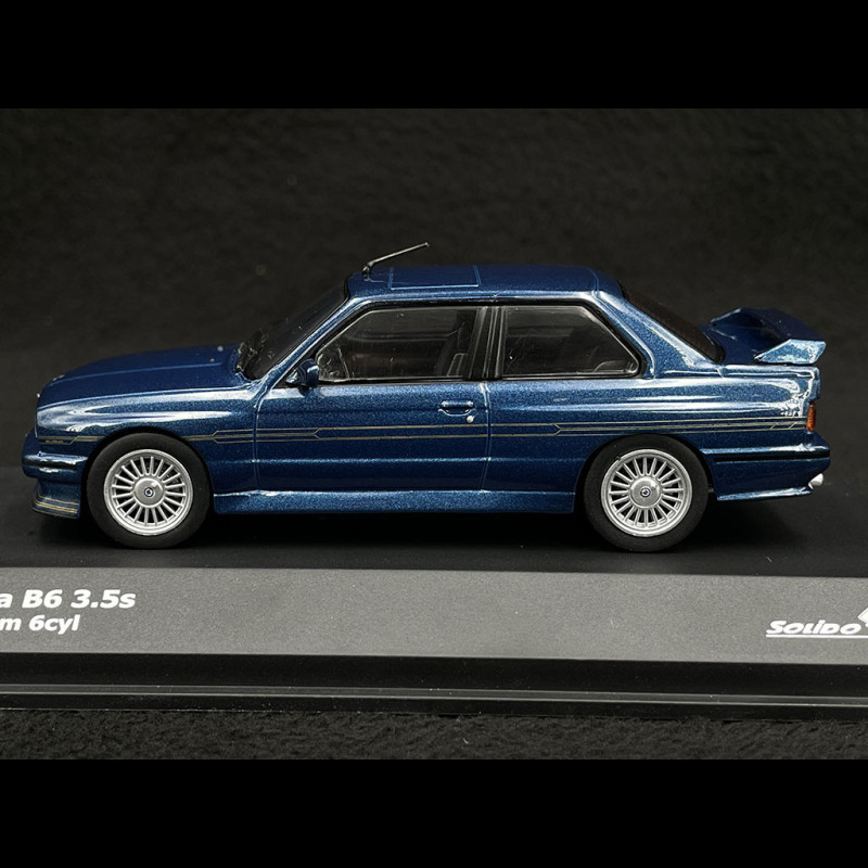 BMW E30 B6 Alpina 1989 Bleu Alpina 1/43 Solido S4312001