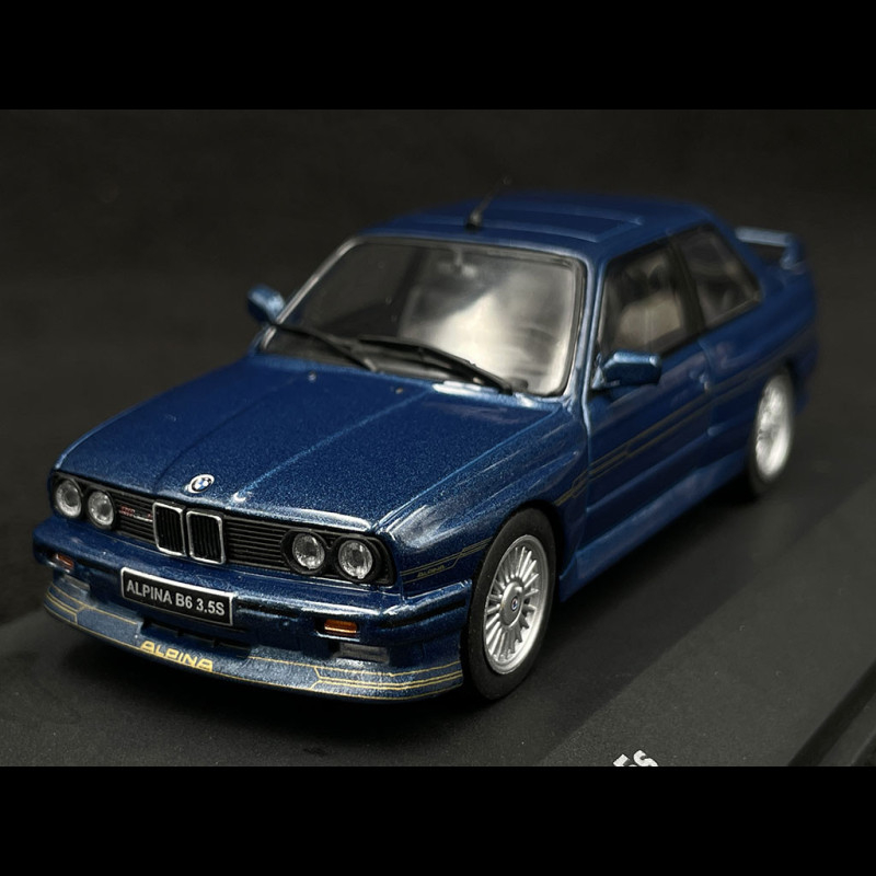 BMW E30 B6 Alpina 1989 Bleu Alpina 1/43 Solido S4312001