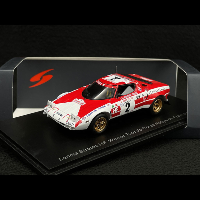 Lancia Stratos HF n° 2 Vainqueur Tour de Corse 1974 1/43 Spark S9074