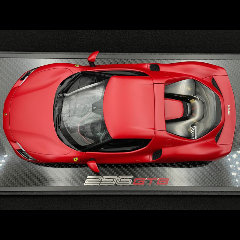 Ferrari 296 GTB 2021 Rouge Mat F1 75 1/18 BBR Models P18210F1-75
