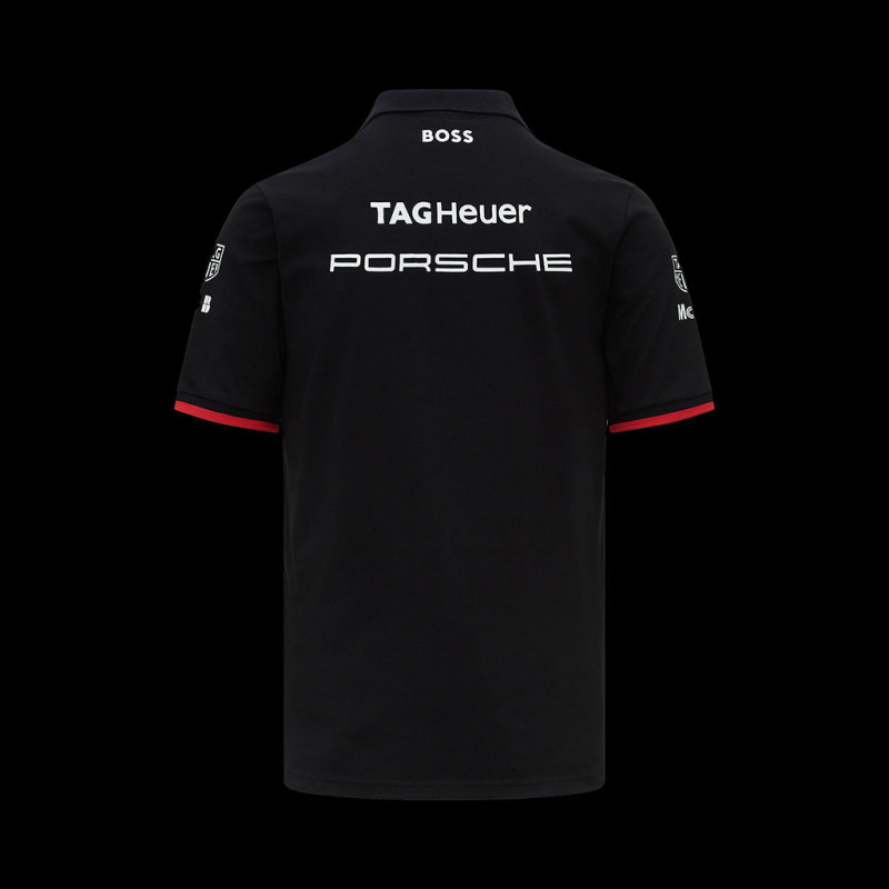 Porsche Polo-Shirt Motorsport BOSS Tag Heuer Black - men