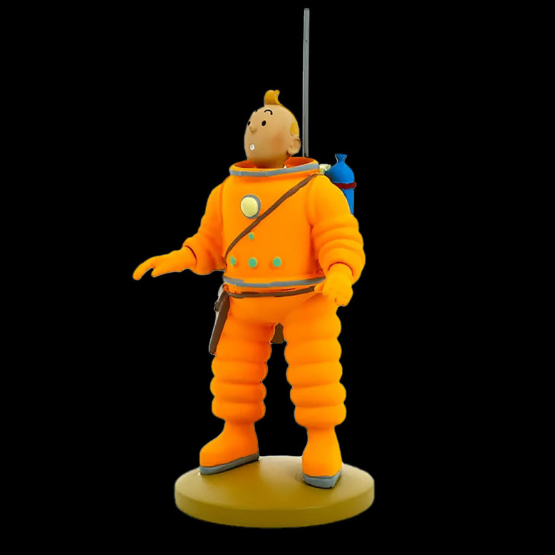 Tintin Figurine Cosmonaute - On a marché sur la Lune Résine 12 cm 42186