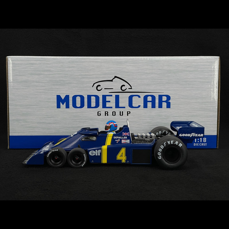 Patrick Depailler Tyrrell P34 n° 4 2nd GP Sweden 1976 F1 1/18 MCG MCG18615F