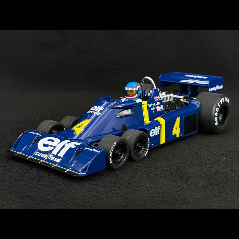 Patrick Depailler Tyrrell P34 n° 4 2ème GP Suède 1976 F1 1/18 MCG MCG18615F