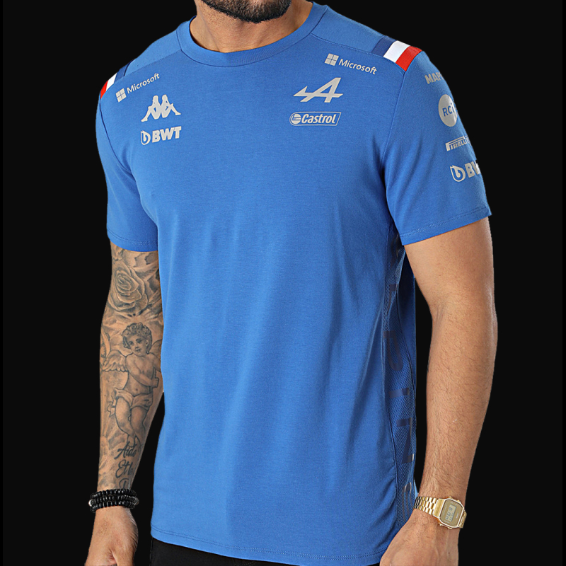 Set of 4 Alpine F1 Team T-Shirt - Men