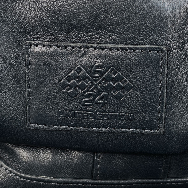 Very Big Leather Bag Jacky Ickx x 24h Le Mans Collection - Navy blue ...