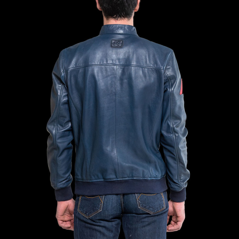 Alpine Leather jacket Collection Navy blue 27024-0012 - men