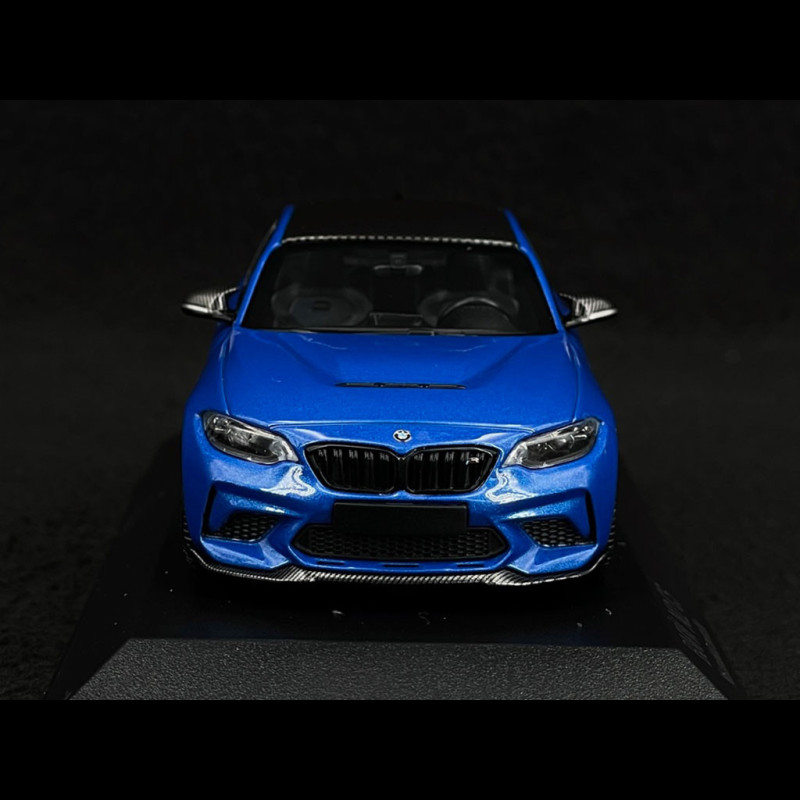 BMW 911 GT2 Typ 996 2020 Blau / Schwarze Felgen 1/43 Minichamps 410021026