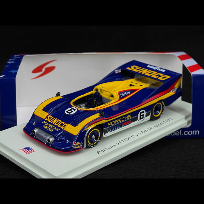 Porsche 917 /30 TC Nr 6 Sunoco Platz 7. Can-Am Mosport 1973 Mark Donohue 1/43 Spark US166