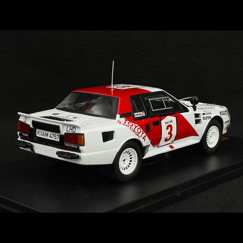 Toyota Celica TwinCam Turbo n° 3 2nd Rallye Safari 1985 1/24 Ixo Models ...