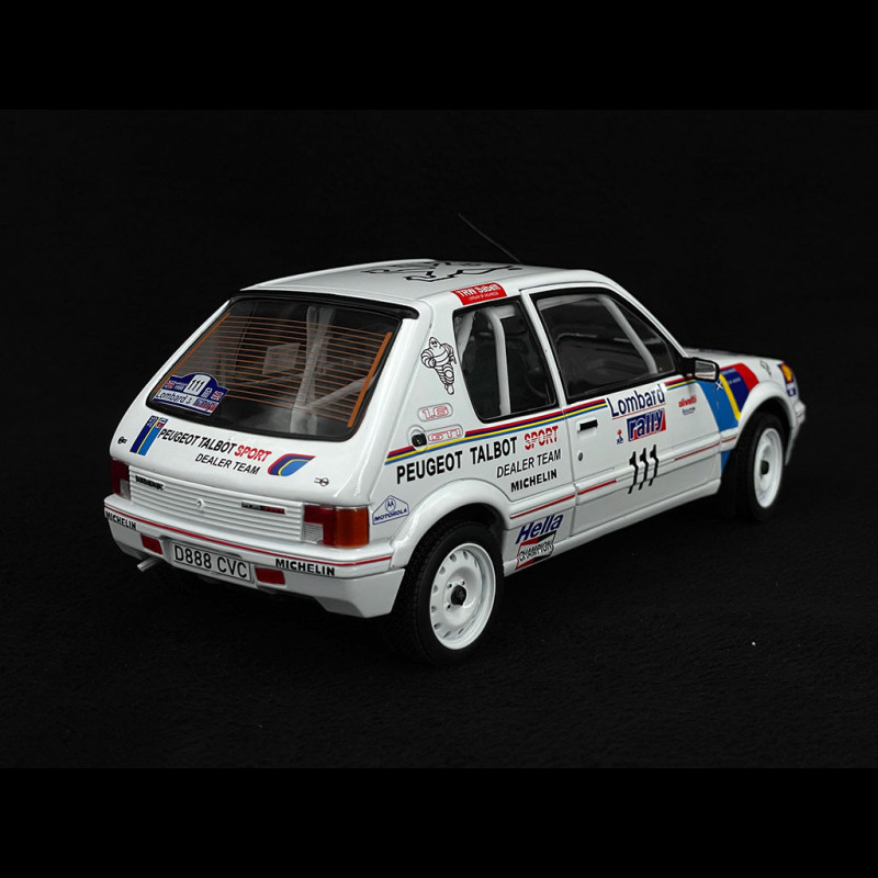 Peugeot 205 GTi n° 111 Lombard RAC Rally 1988 Colin McRae 1/18 Solido ...