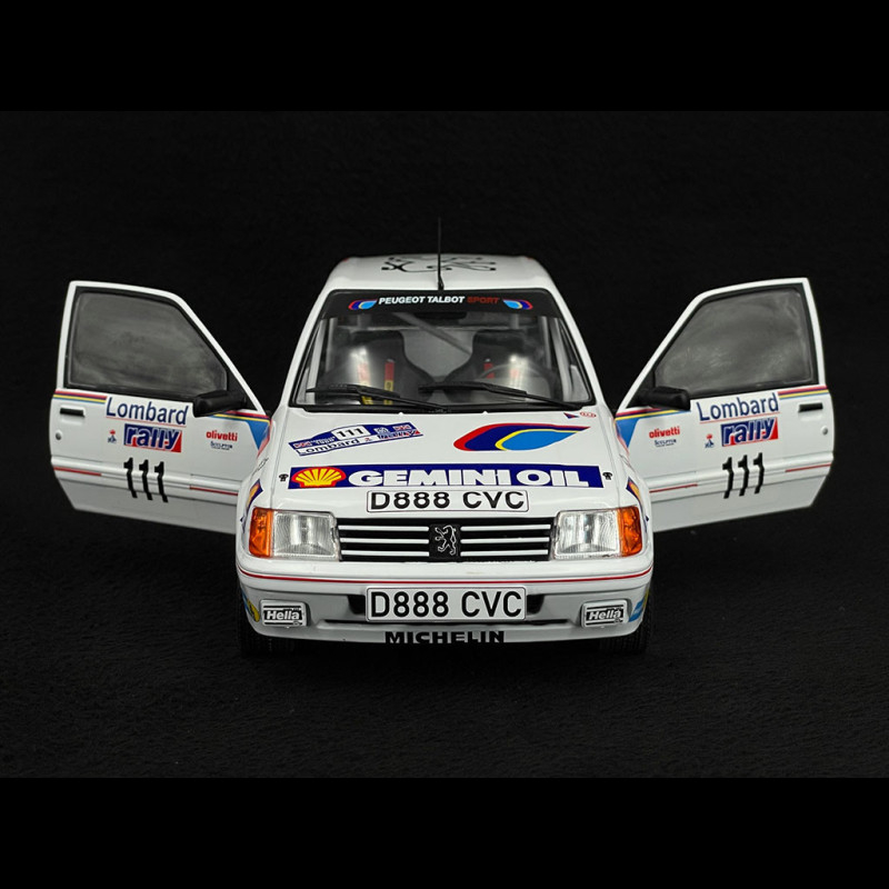 Peugeot 205 GTi n° 111 Lombard RAC Rally 1988 Colin McRae 1/18 Solido ...