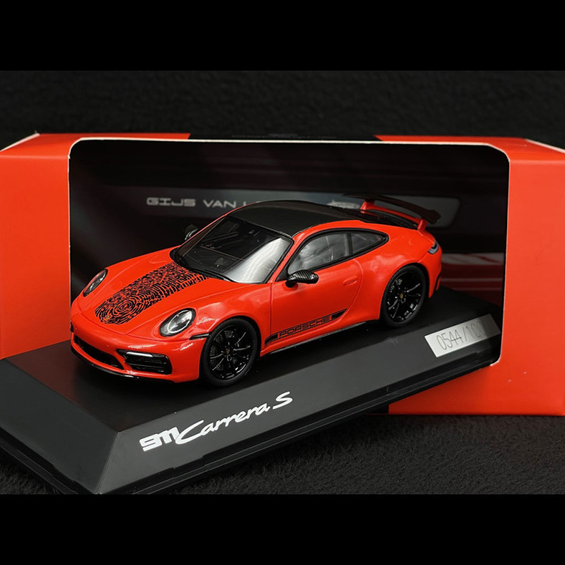 Porsche 911 Carrera S Type 992 Gijs van Lennep Edition Orange Fusion 1/ ...