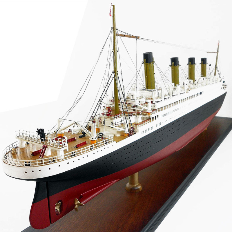 Titanic Boat Model RMS ocean liner 92 cm 1/300 Wood