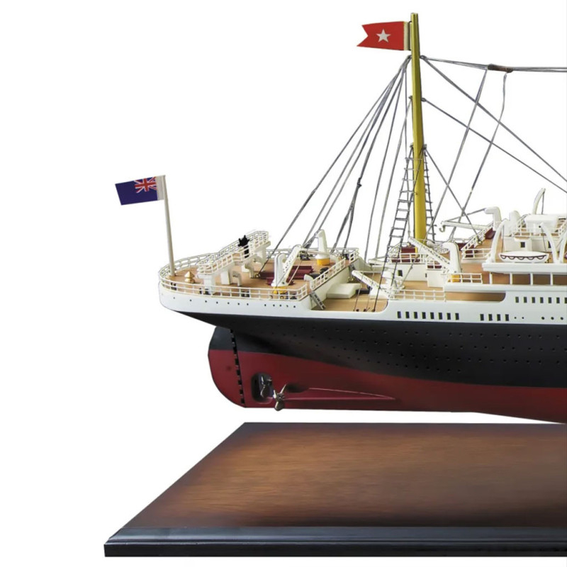 Titanic Boat Model RMS ocean liner 92 cm 1/300 Wood