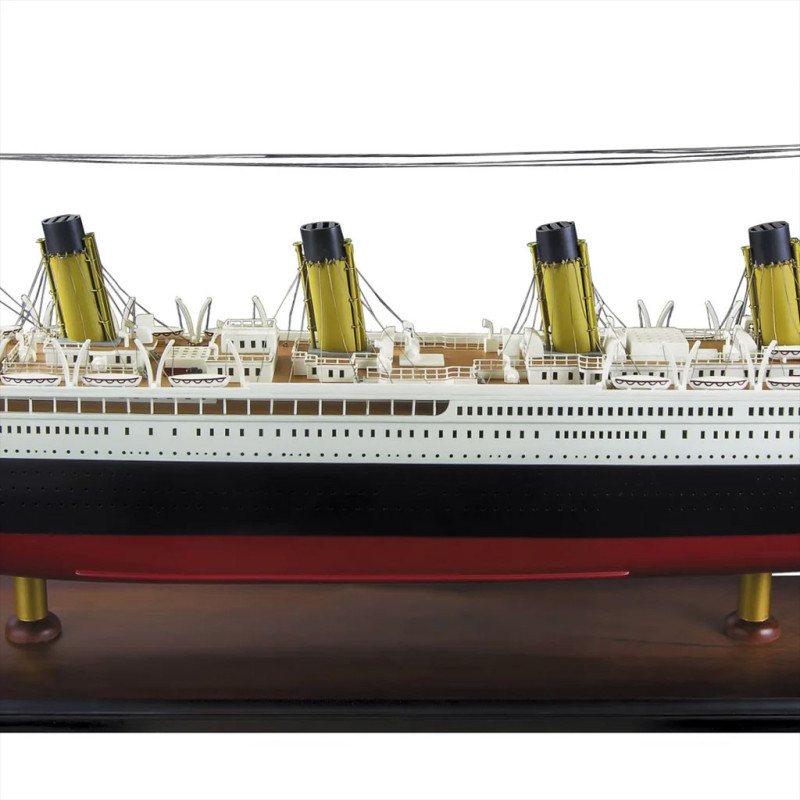 Titanic Boat Model RMS ocean liner 92 cm 1/300 Wood