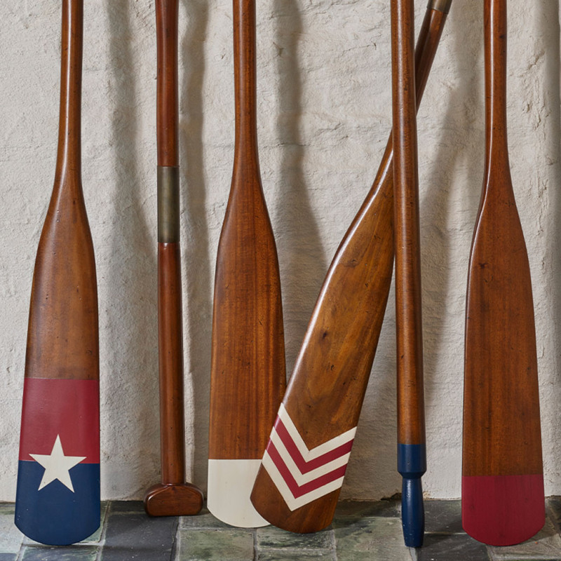 Rame Décoration en Bois Barge royale 4 bandes 145cm FE129