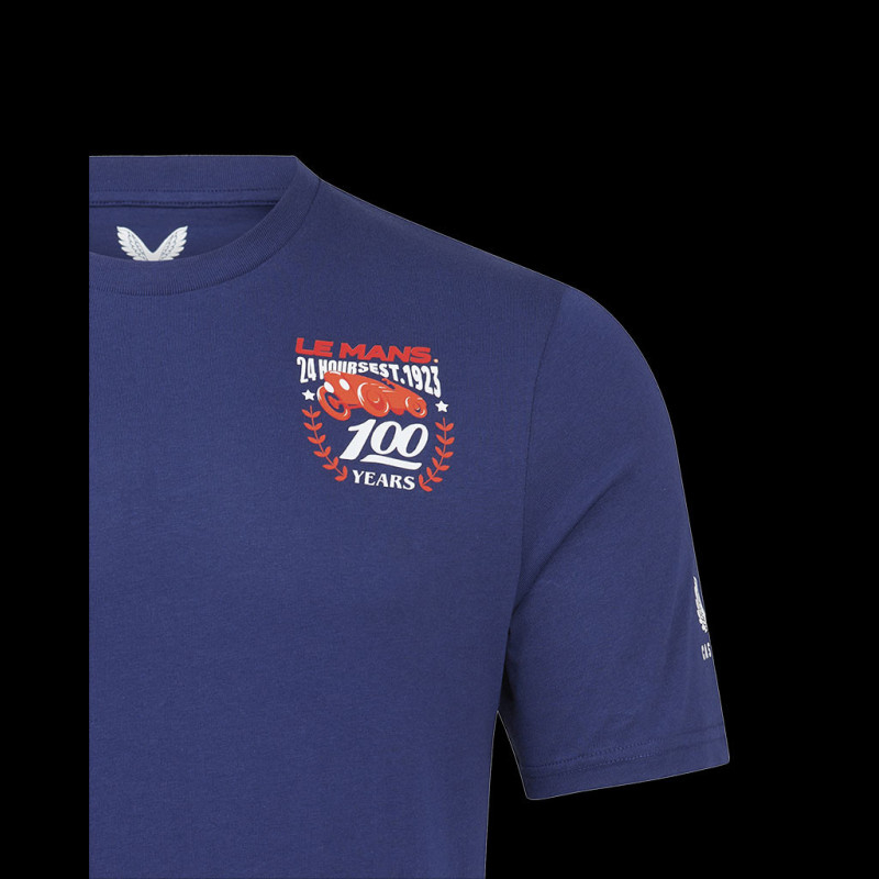 T-Shirt 24h Le Mans 100 Years Centenary Blue - man