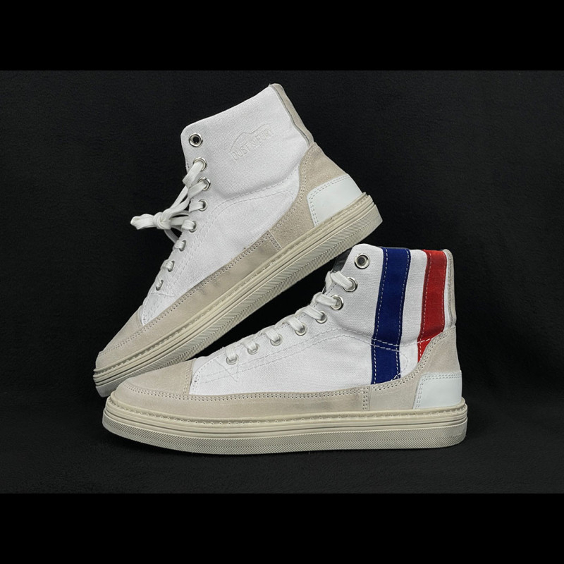 Dust & Fury Shoes Monaco Finish Line Canvas / Leather White - Men Made ...