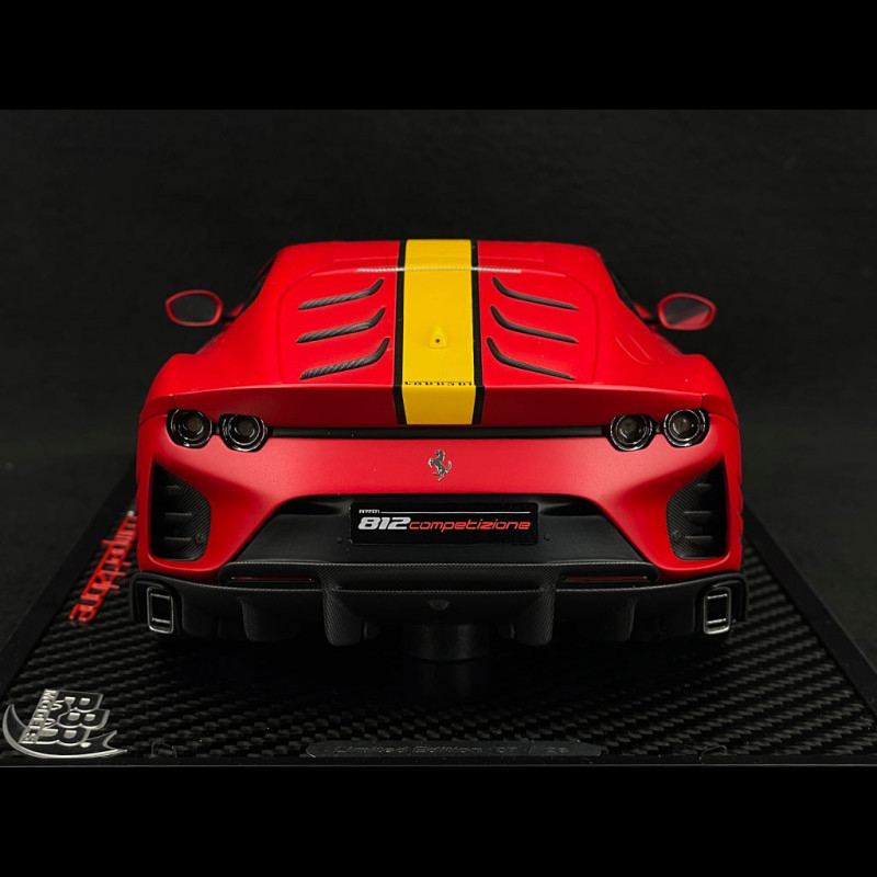 Ferrari 812 Competizione 2021 Rot Ferrari F1 75 / Gelb 1/18 BBR P18207ST9